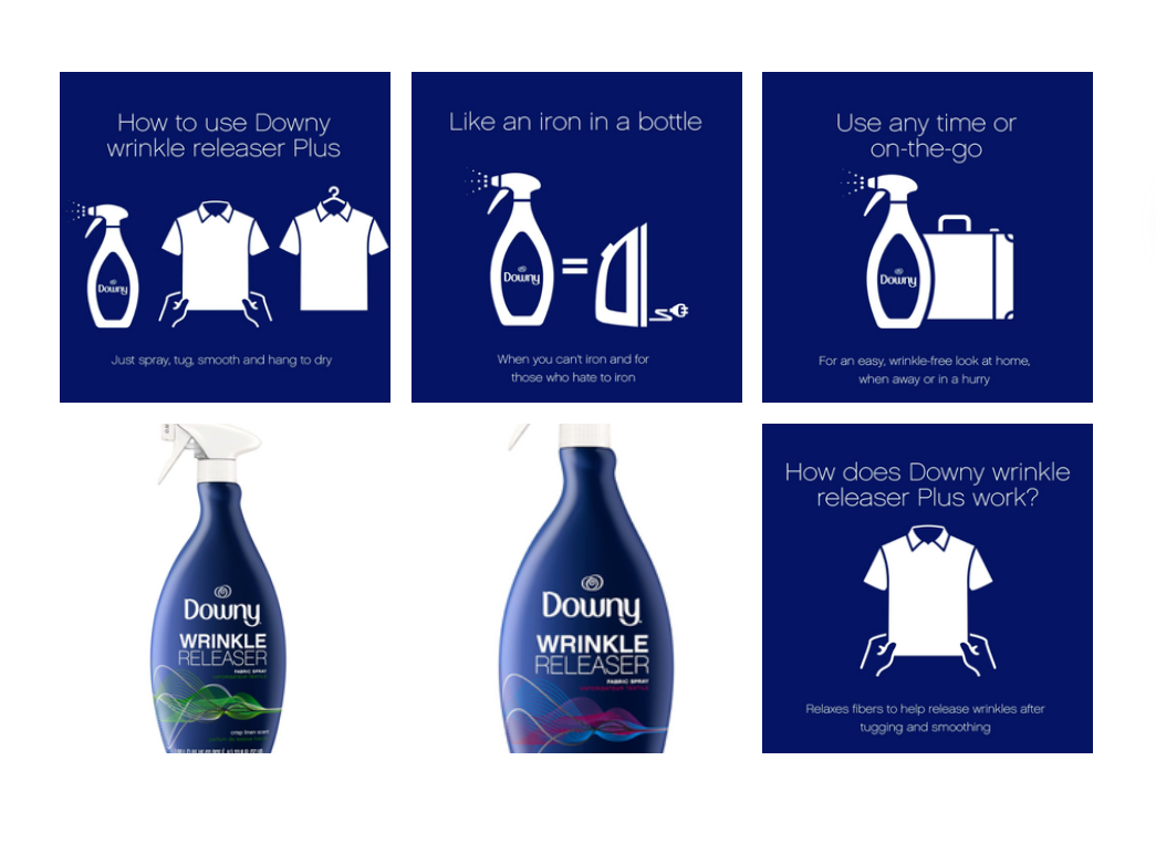 Downy Wrinkle Guard Dryer Sheets Wrinkle Release Fabric Spray Odor ...