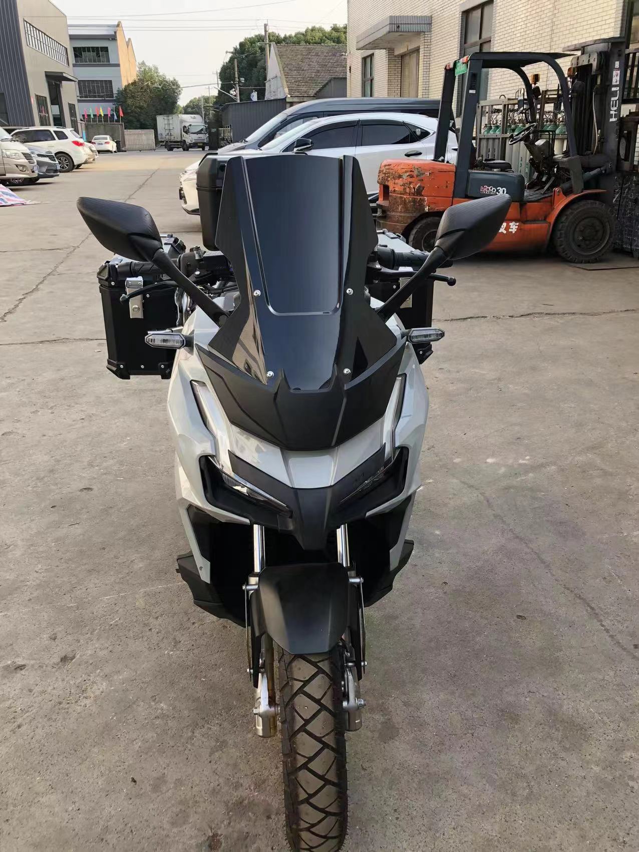 HONDA ADV150 ADV 160 Front Windshield/ black Visor | Shopee Malaysia