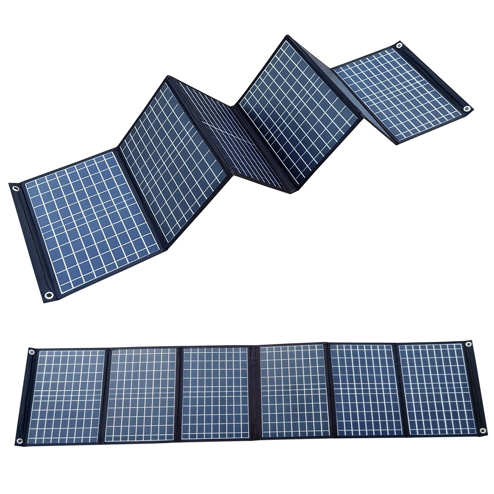 Foldable Solar Panel 90W Portable Solar Panels with 5V USB and 18V DC ...
