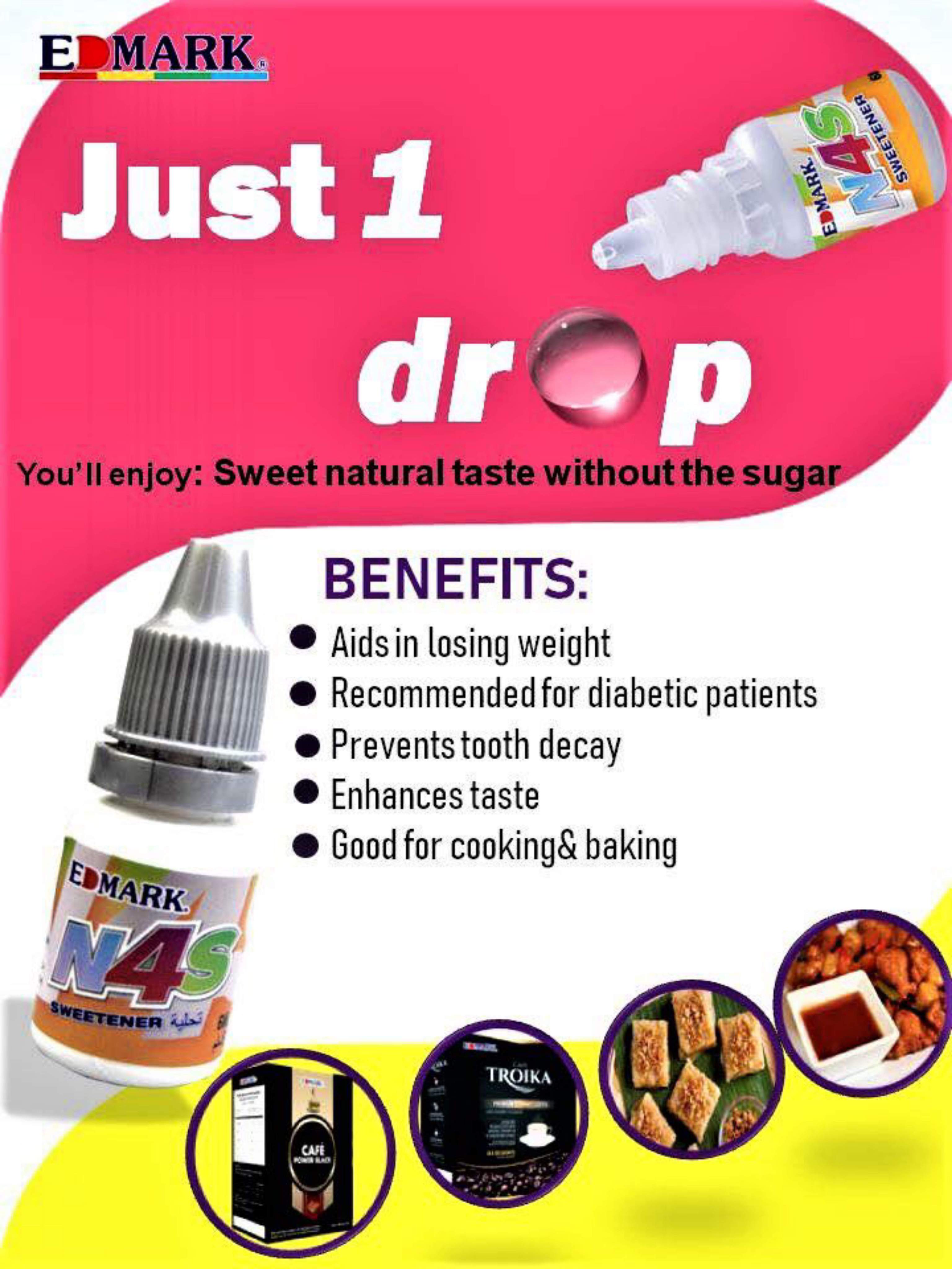 N4S SWEETENER EDULCORANT ( 6 Ml ) | Shopee Malaysia