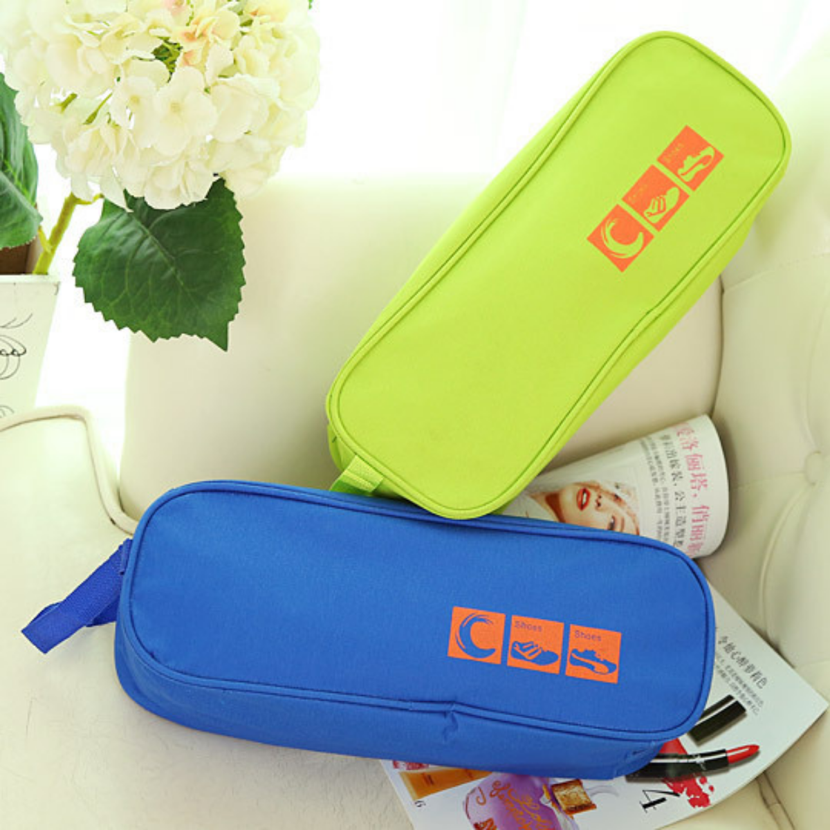 Beg Kasut Travel Shoe Bag Travel Bag Organizer Shoe Storage Beg Kasut ...