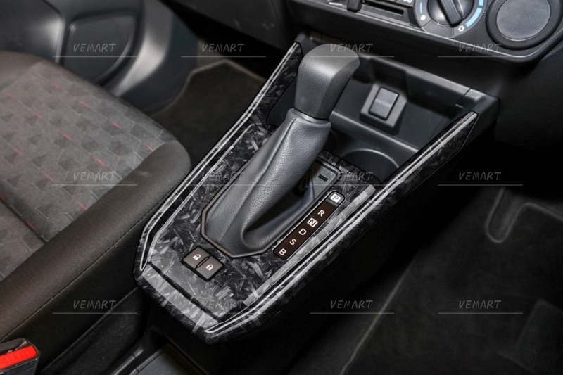 Vemart new axia 2023 carbon fiber gear shift panel frame cover garnish ...