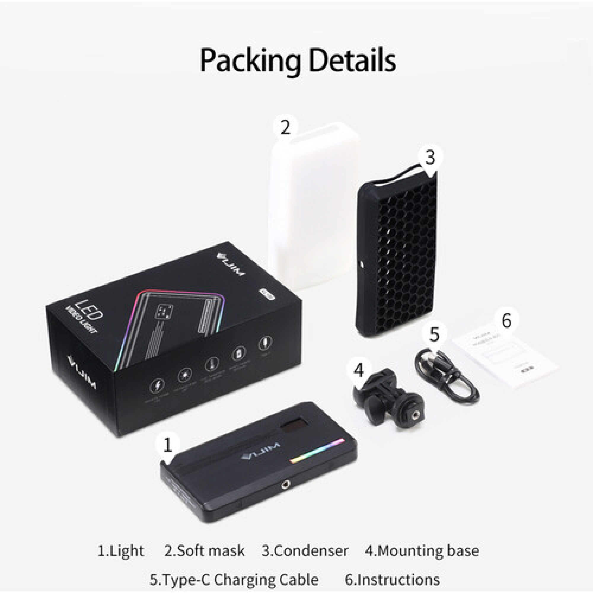 ULANZI VIJIM VL196 2500K-9000K Mini Video RGB Fill Light (100% Original Vijim Malaysia) | Shopee ...