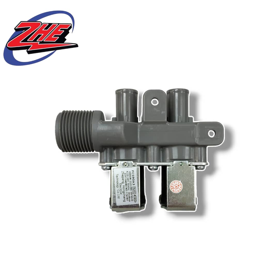 BEKO WTLD120D WASHING MACHINE DOUBLE WATER INLET VALVE FCS90A3 / INJAP ...