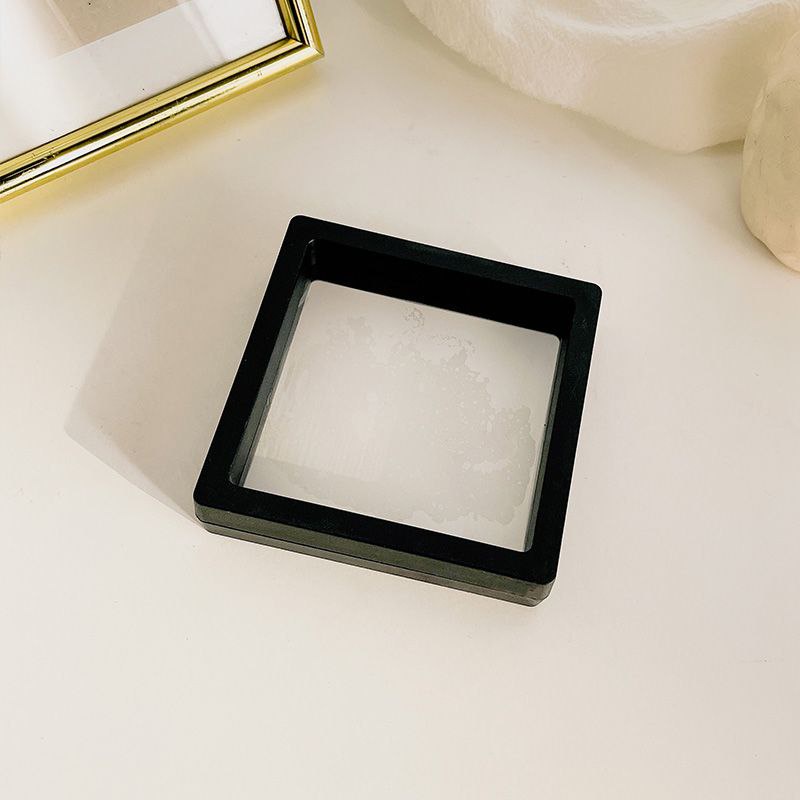 18x18cm Display Box Accesories Black White Kotak Stand Storage Ring ...