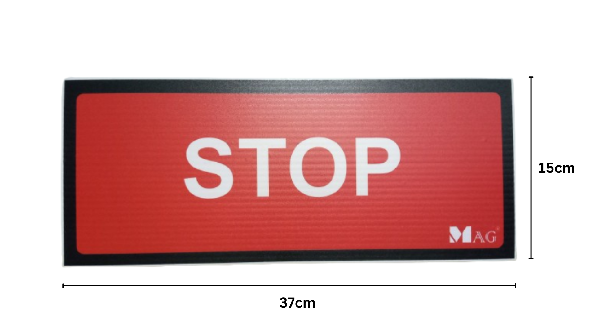 MAG Stop Signboard PPC Board and Waterproof Sticker for Barrier Gate ...