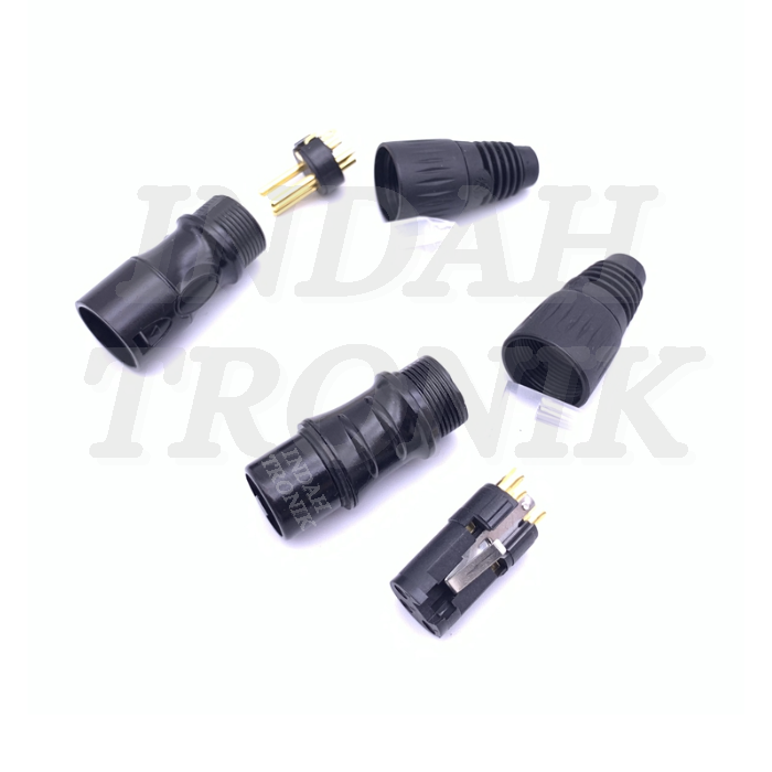 3Pin XLR Connector Female & Male 3 Pole Plug & Socket Jack Mikropon ...