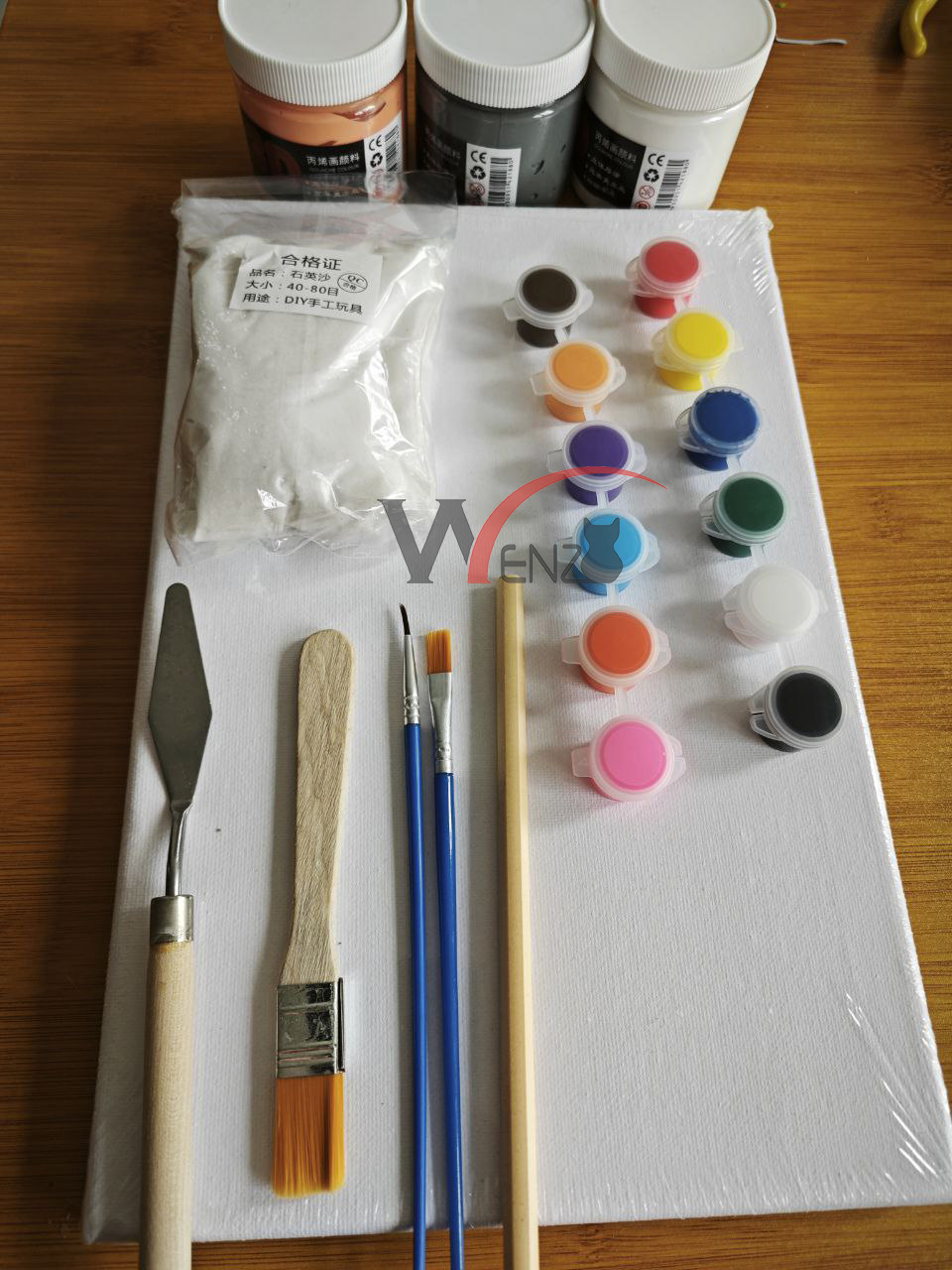 Pure Quartz Sand Art Pasir Kuarza Acrylic Texture Painting DIY Texture ...