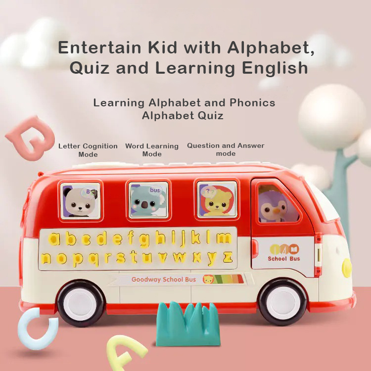 Goodway Multifunction Education Learning Bus Dining Car and Alphabet ...