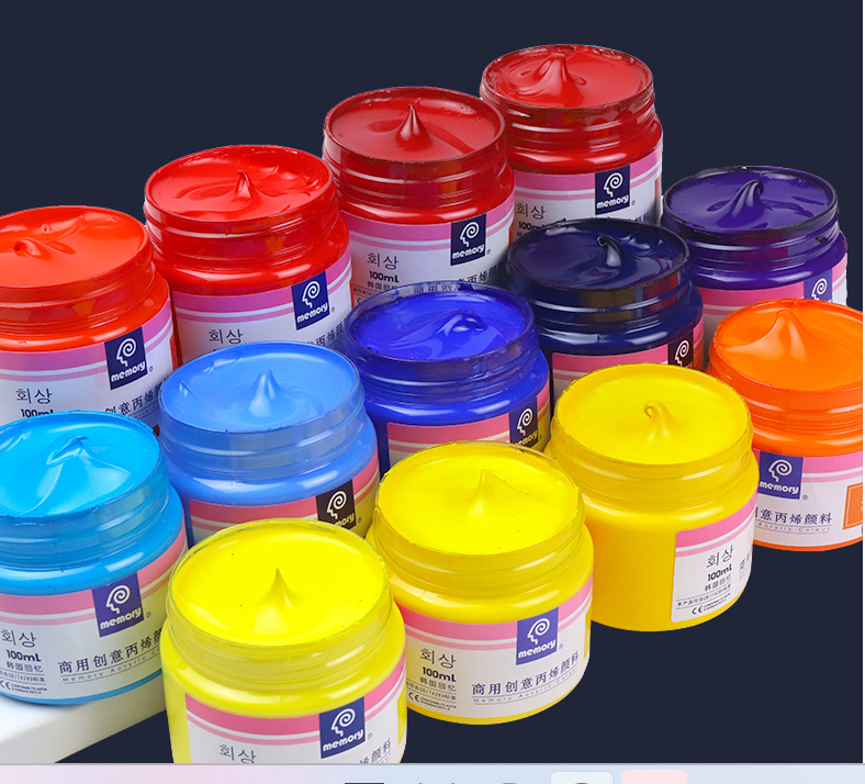 (iStore) Memory Acrylic Colour/Acrylic Colour Paint 100ml non toxic ...