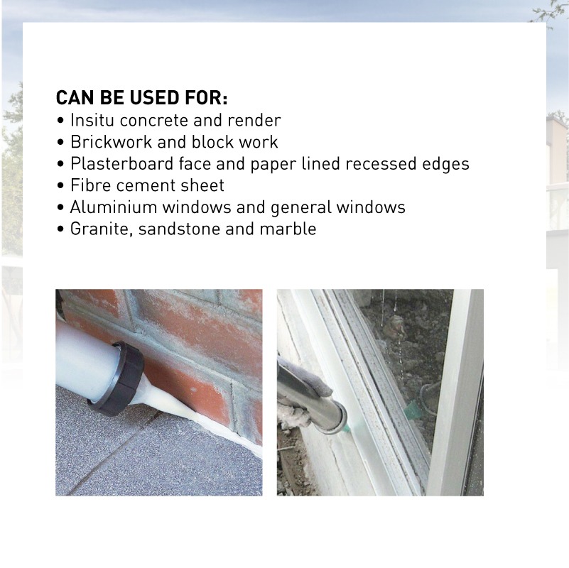 BOSTIK Smartflex PU Construction Sealant 600ml General Purpose / Gap Filler / One Component ...