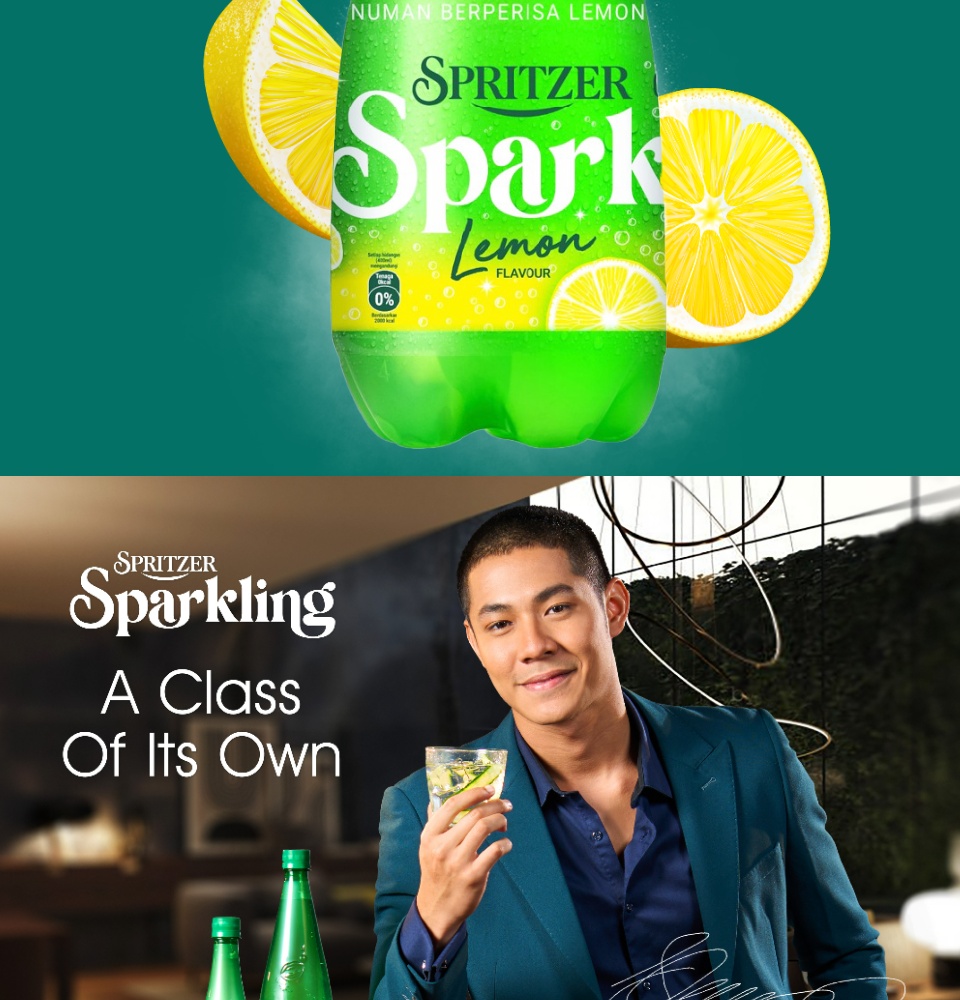 24x400ml【Spritzer Lemon Sparkling Mineral Water】 | Shopee Malaysia