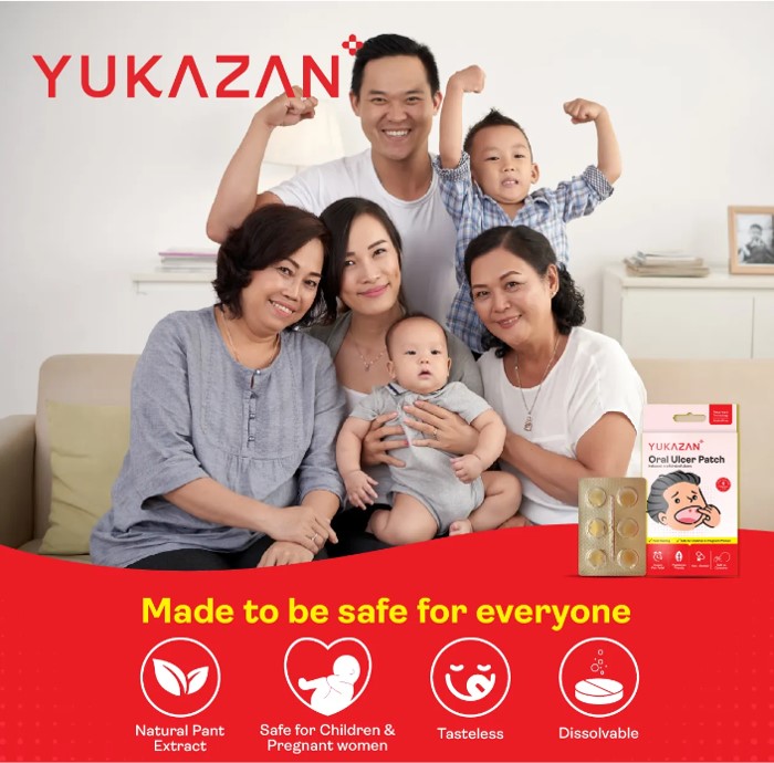 Yukazan Oral Ulcer Patch (6 pieces) - For all kind of oral & canker ...