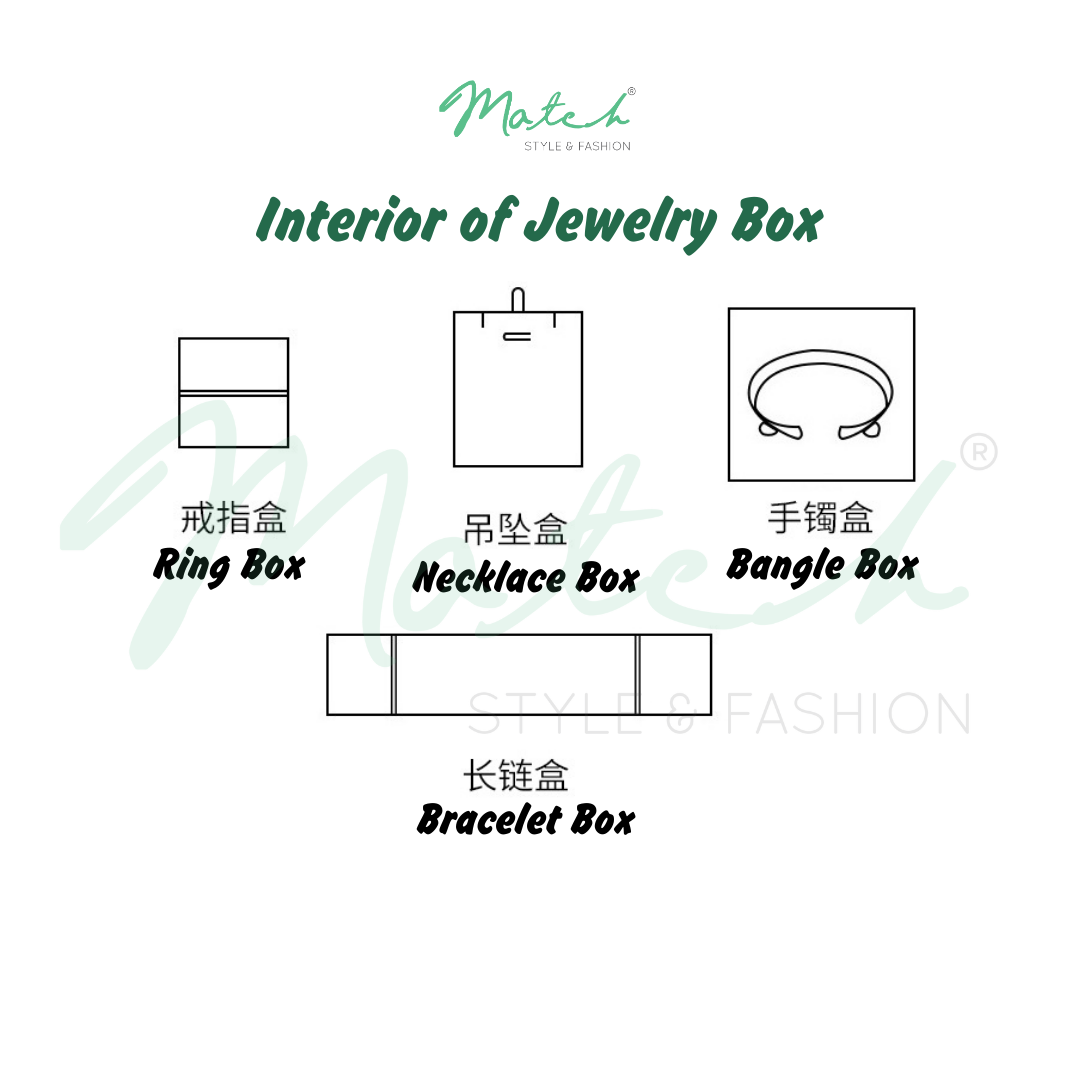 Velvet Jewelry Box Ring Necklace Bangle Bracelet Display Orgainzers ...