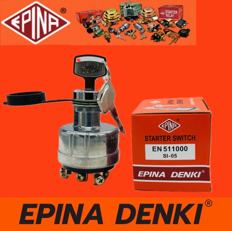 EN 511000 ORIGINAL EPINA DENKI (SI-05) HEAVY DUTY 6PIN KEY SWITCH SI05 6pin KEY SWITCH FOR USE ...