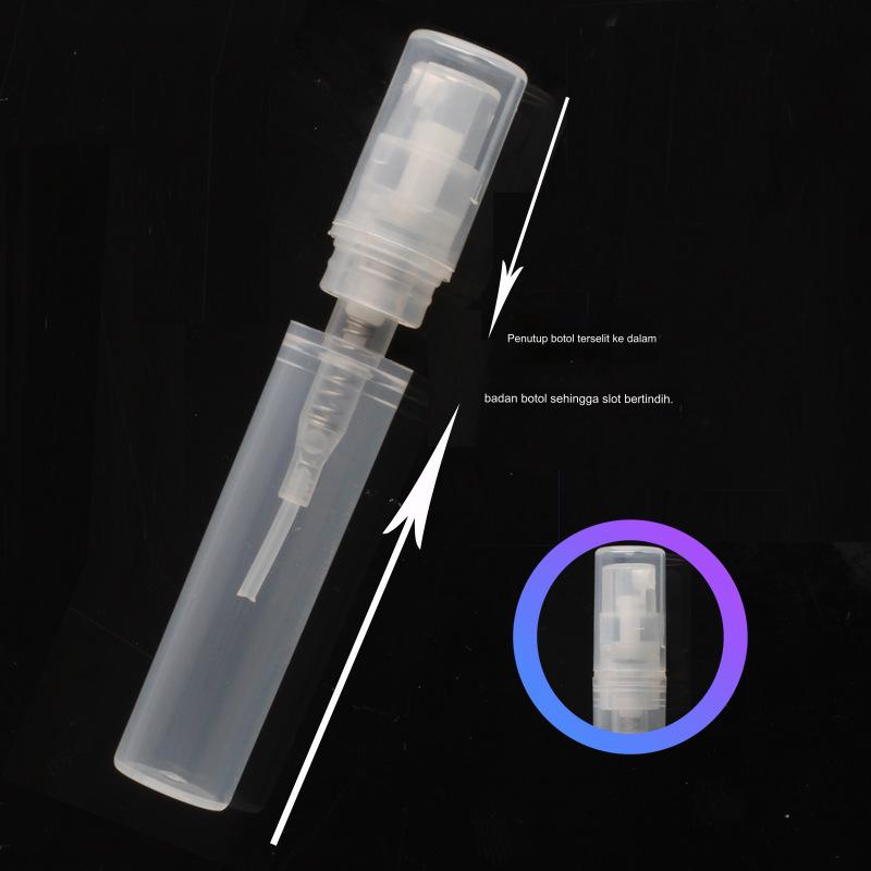 Ready Stock Transparent Plastic Spray Bottle 2ML 3ML 5ML Small Cosmetic ...