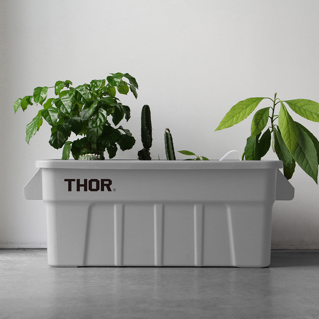 THOR Tote Box with Lid - 53L Large Capacity Stackable Storage Container ...