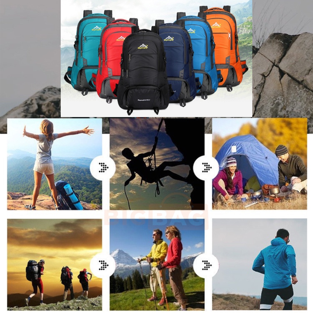 60L Premium Travel Bagpack Waterproof Backpack Hiking Bag Pack Travel ...