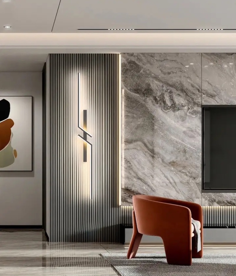 Modern Creative Strip Led Bedroom Bedside Wall Sconce Led Lights Living ...