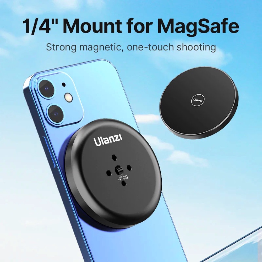 Ulanzi R101 Magnetic Safe Phone Holder to 1/4 Tripod Base Mount for ...