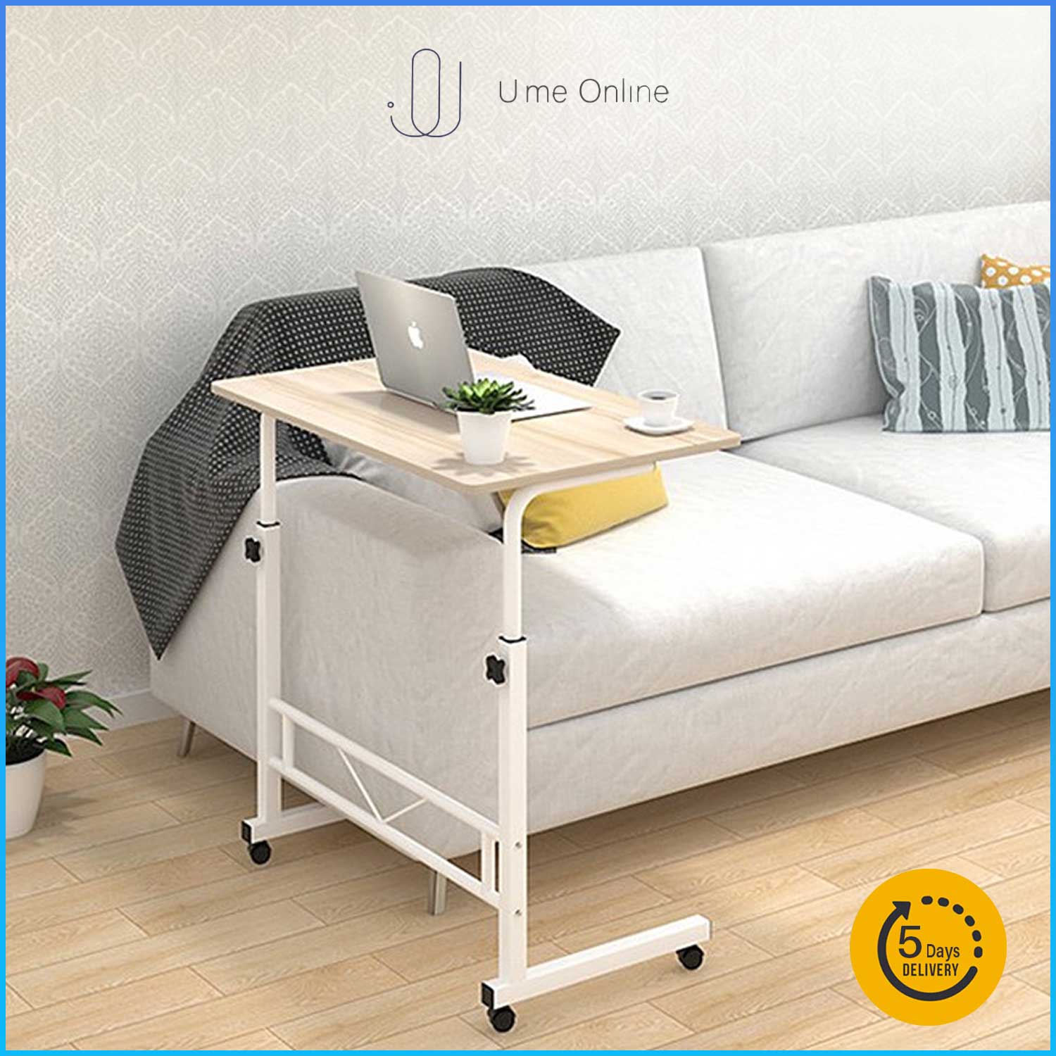 U.me Ready Stock Height Adjustable Table Room Portable Notebook Laptop ...