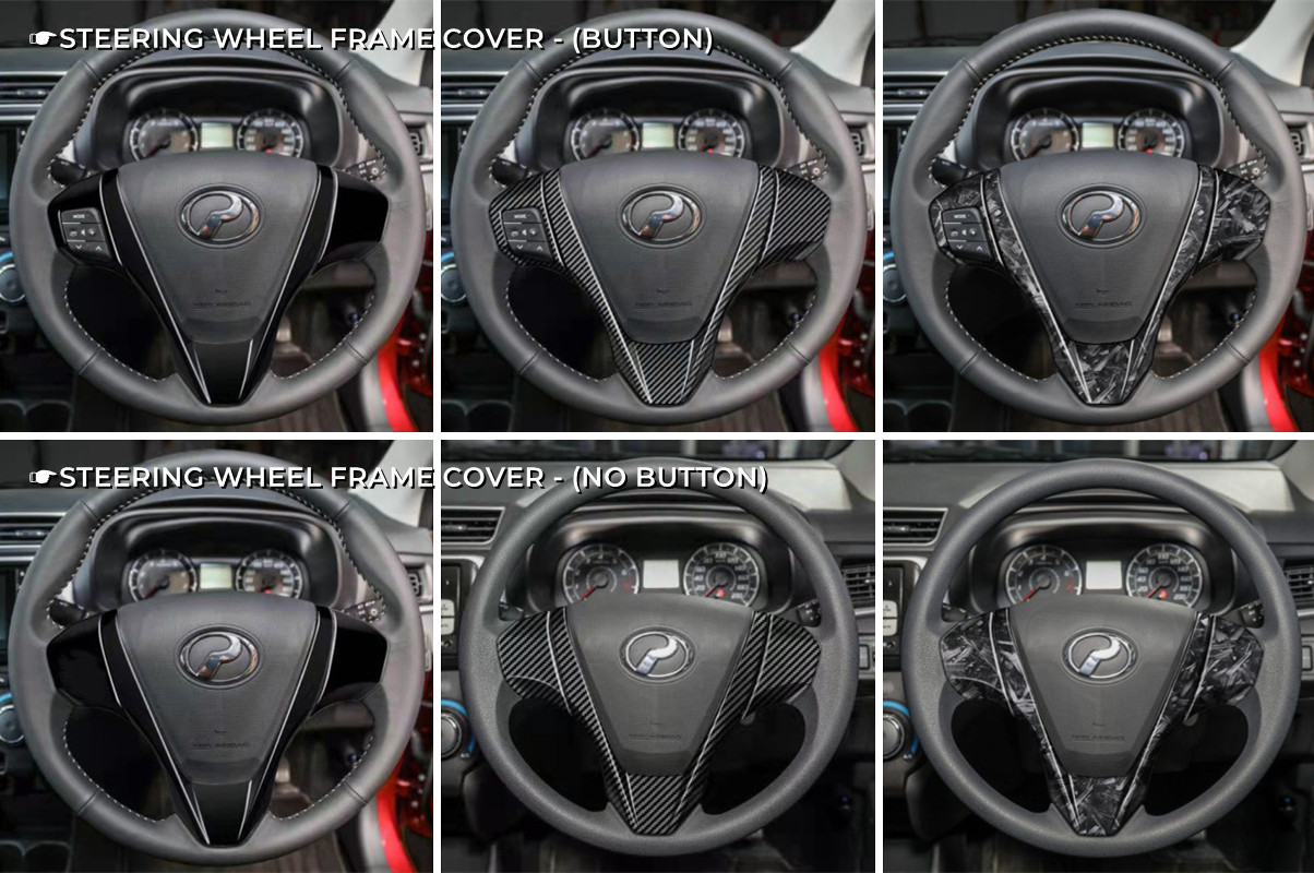 Awesome2u Perodua Axia Old 2014-2022 Axia Rahmah Steering Wheel Frame ...