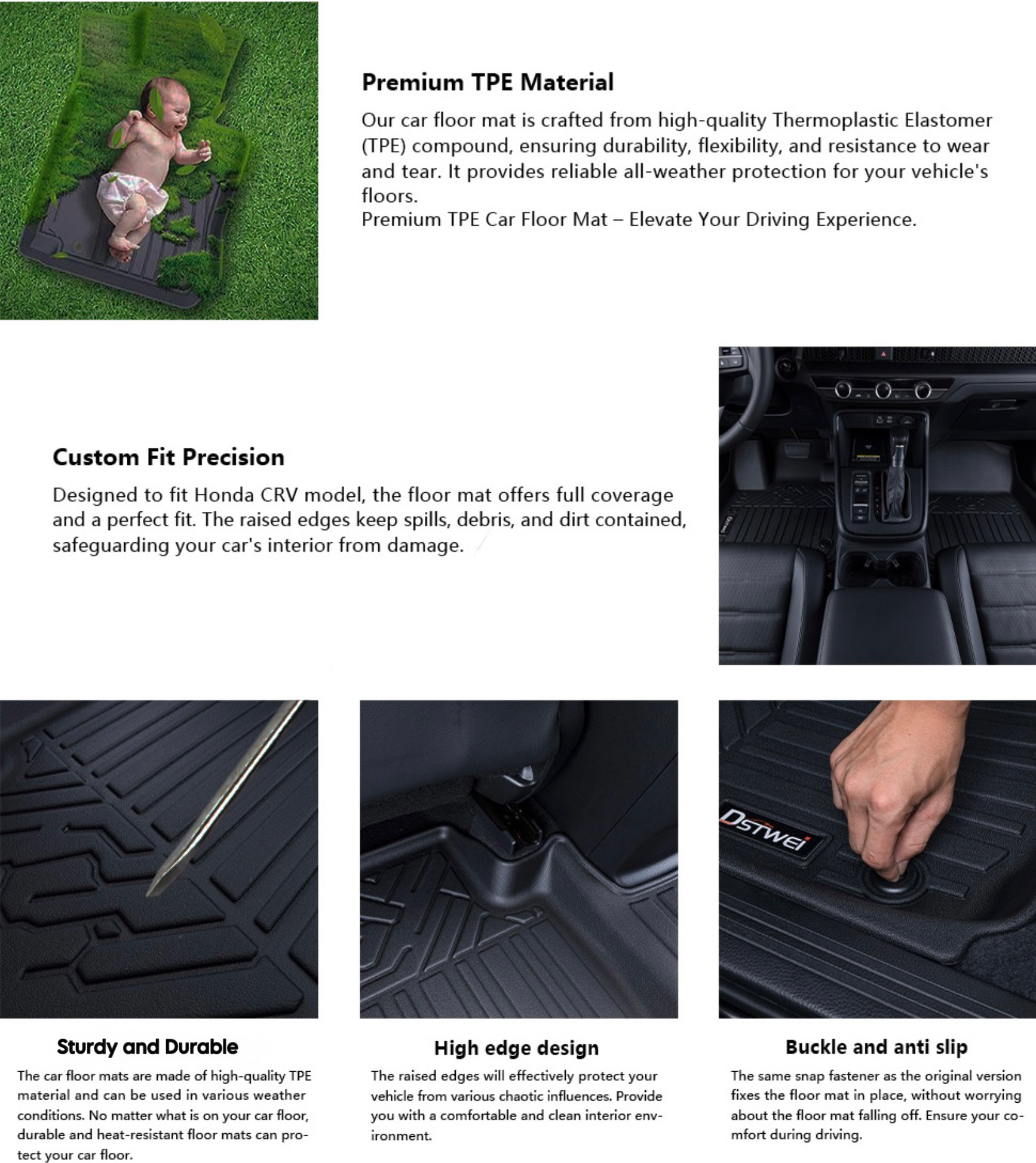 (Upgraded TPE) JAECOO J7 TPE Car Mat Car Carpet Karpet Kerete TPE ...