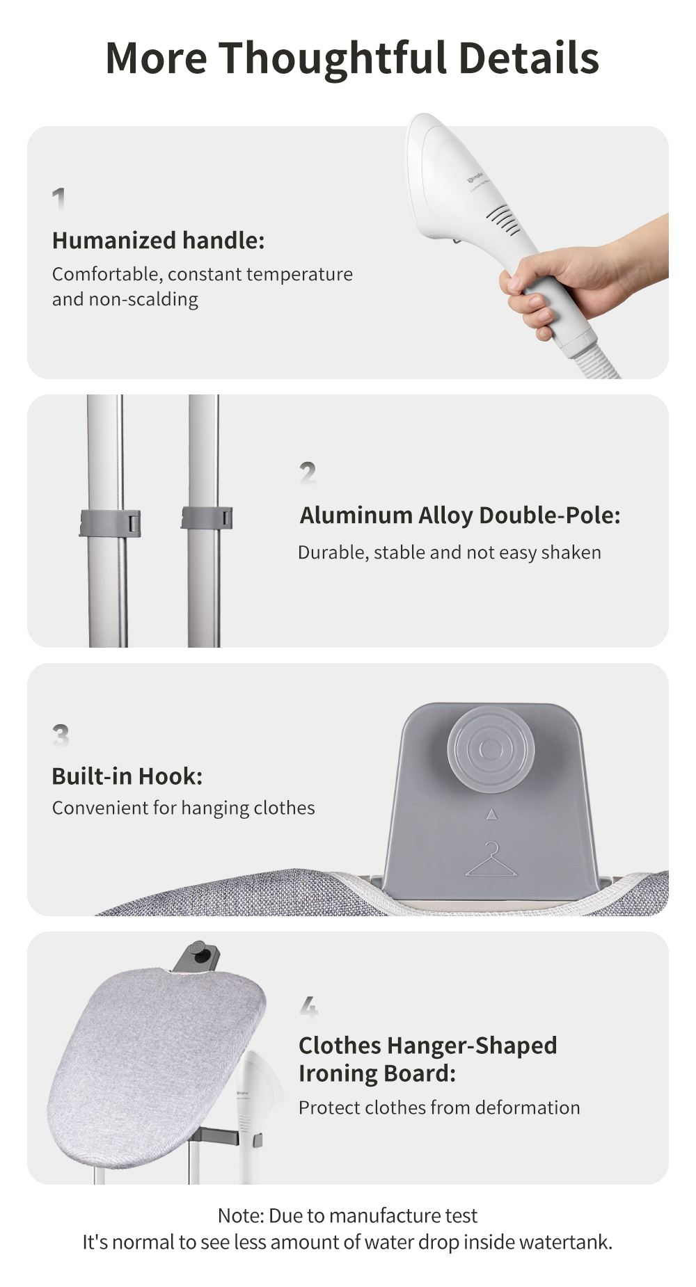 Simplus Garment Steamer Flat&Ironing&Hanging 3 In 1 Vertical Ironing ...