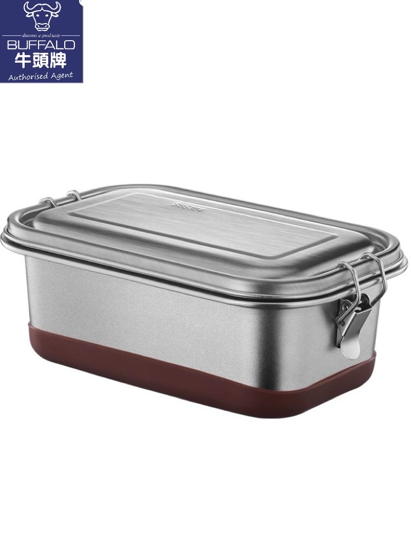 READY STOCK BUFFALO STAINLESS STEEL 304 LUNCH BOX BENTO BOX FOOD ...