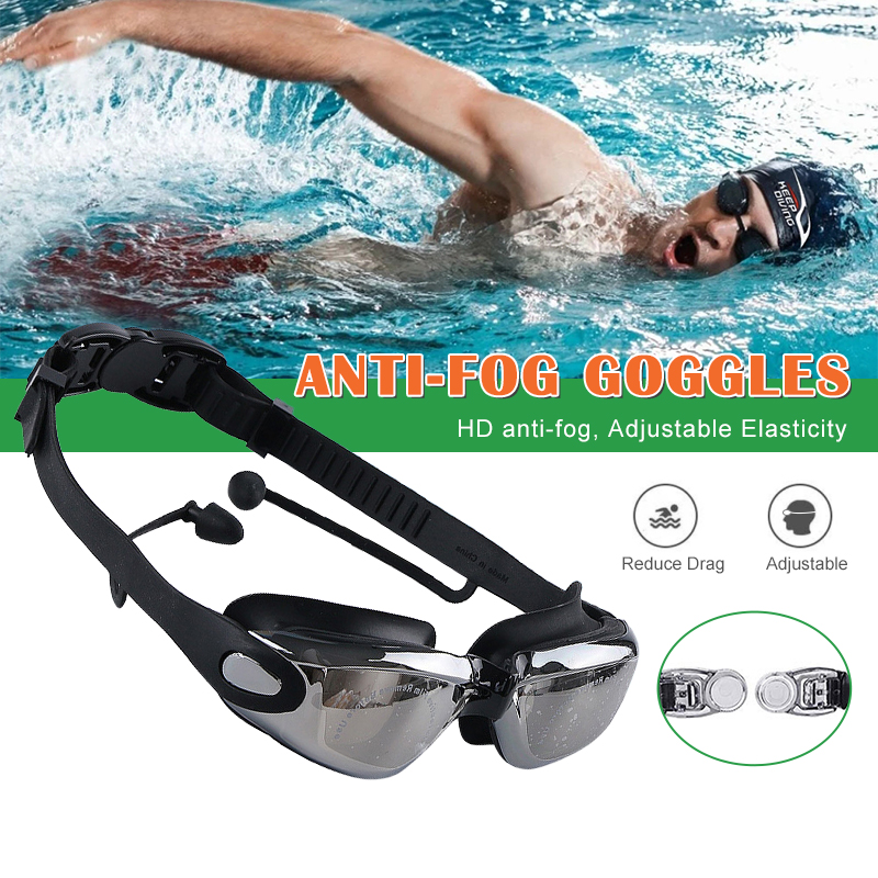 Swimming Goggles for Men Women Adult Diving Swim Googles Anti Fog Eye ...