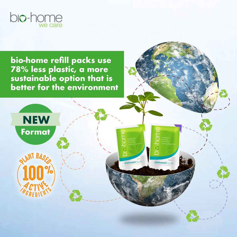 Bio-home Dishwashing Liquid 450ml - LemonGrass & GreenTea | Shopee Malaysia