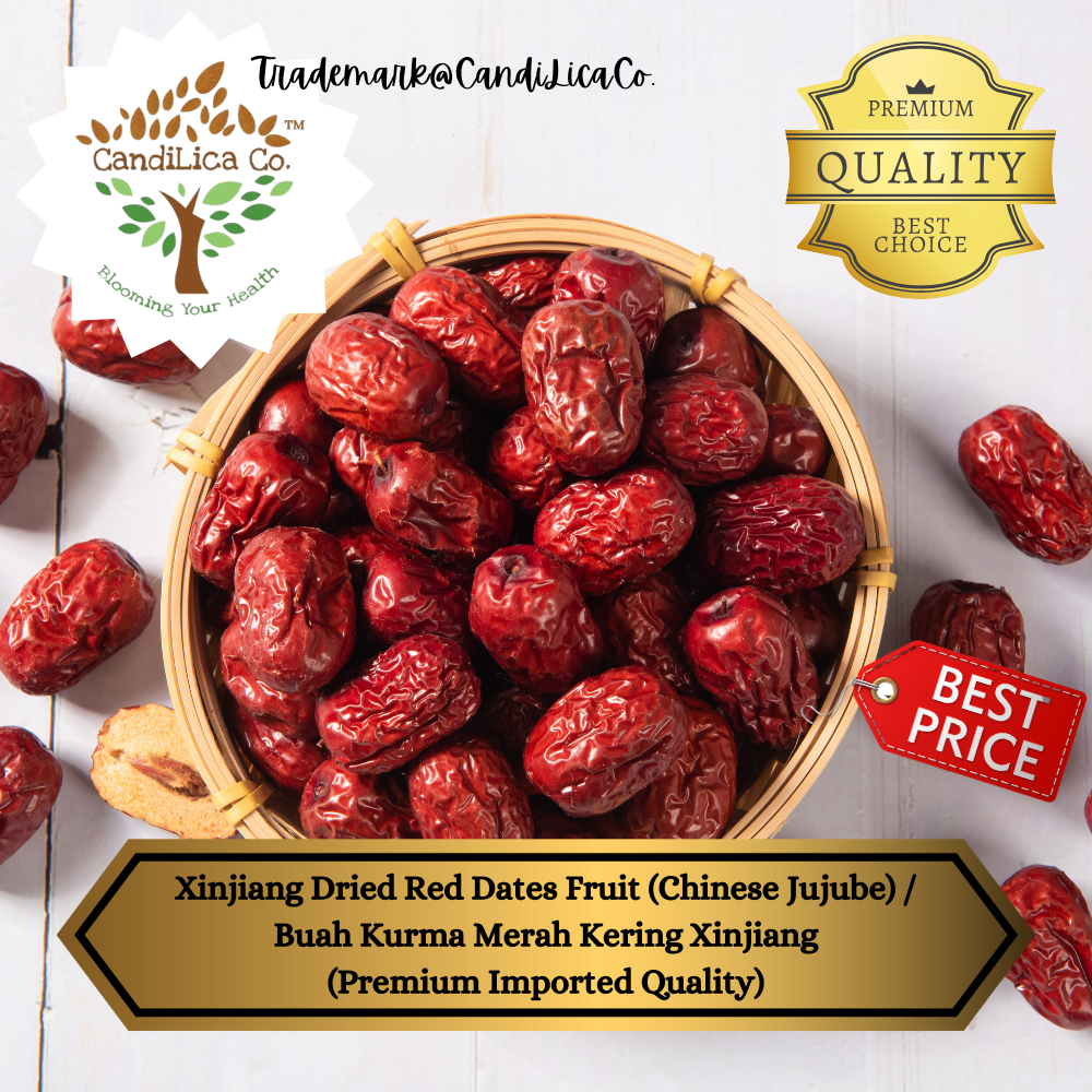 CandiLica Co. Premium Imported Xinjiang Dried Red Dates Fruit (Chinese ...