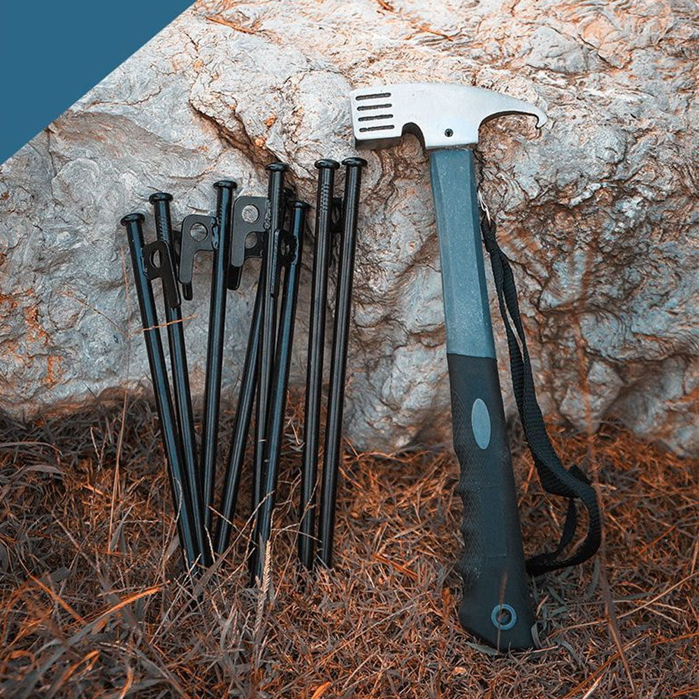UtanKing™ Camping Hammer Tent Peg 30cm Flysheet Tarp Ground Nail ...