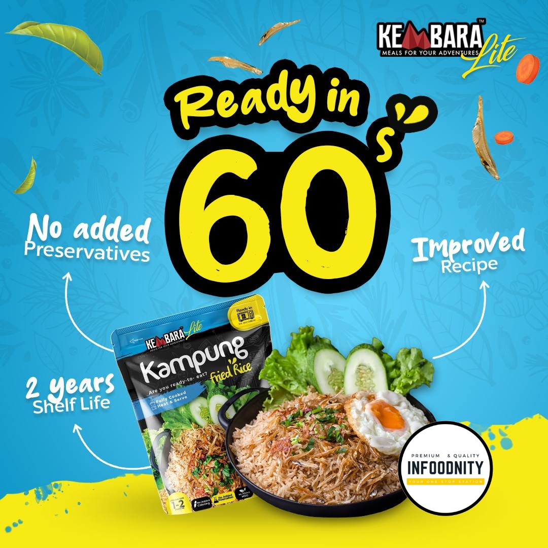 Kembara Meal Kembara Meals Ready to Eat Food Halal Travel Food Pack ...