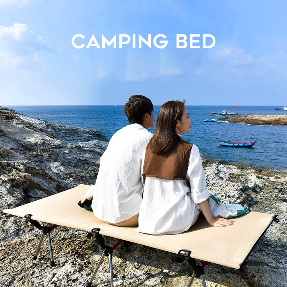 UtanKing™ Aluminum Camping Bed Outdoor Folding Camping Cot Heavy Duty ...