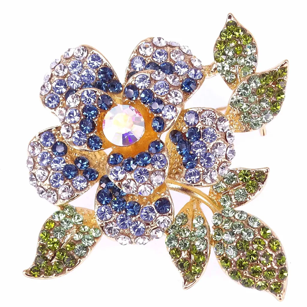 Ozel Flower Brooch B329 Kerongsang Bunga & Pin Tudung, Hijab, Songkok ...