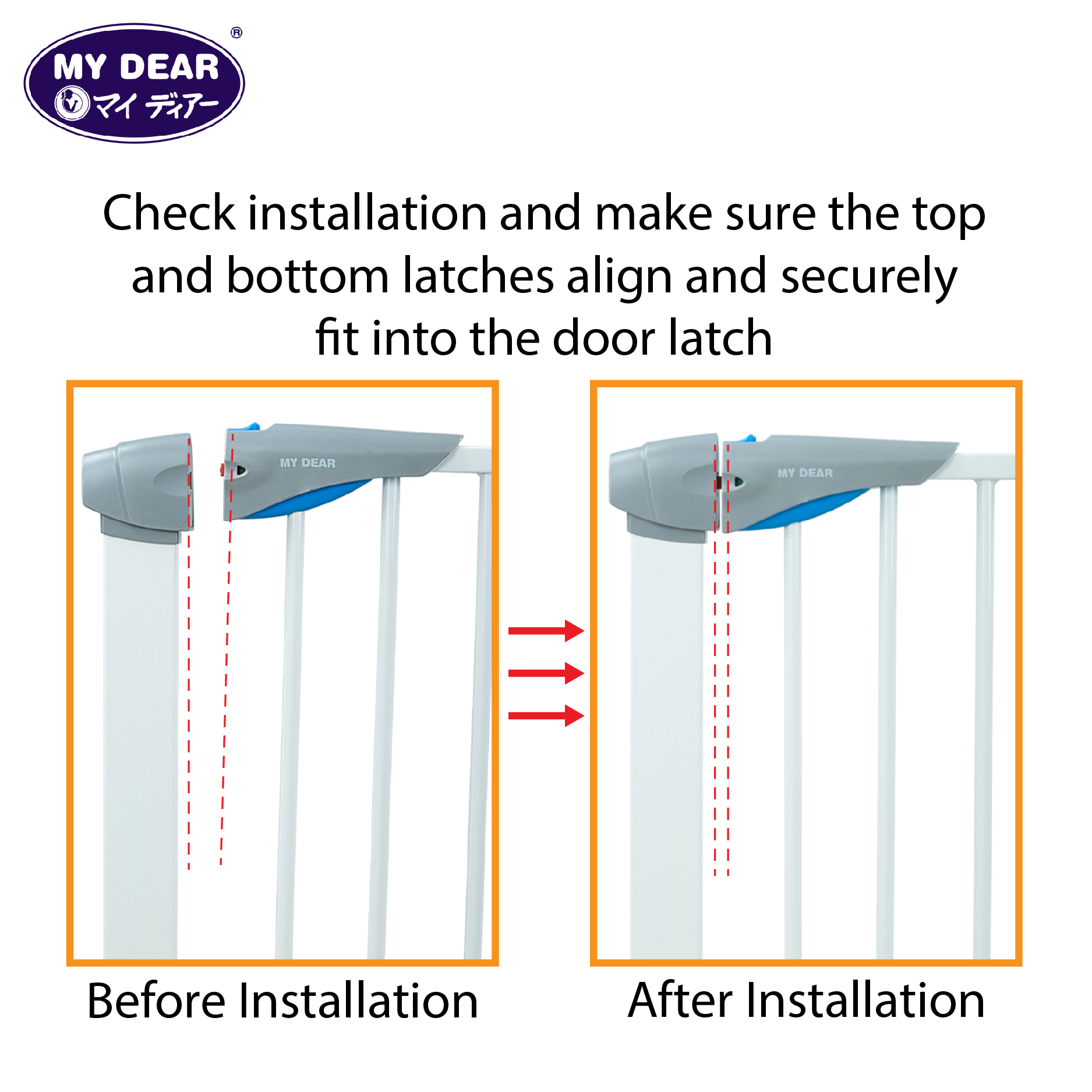 My Dear Safety Gate 32052 With Auto Close System & Include 2 Extension ...