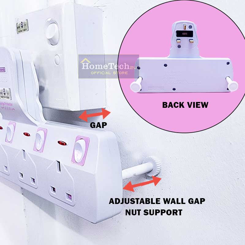 [𝐒𝐈𝐑𝐈𝐌 𝐀𝐏𝐏𝐑𝐎𝐕𝐄𝐃] SAYANG 13A Extension Socket T-Adaport Adaptor Adaport ...
