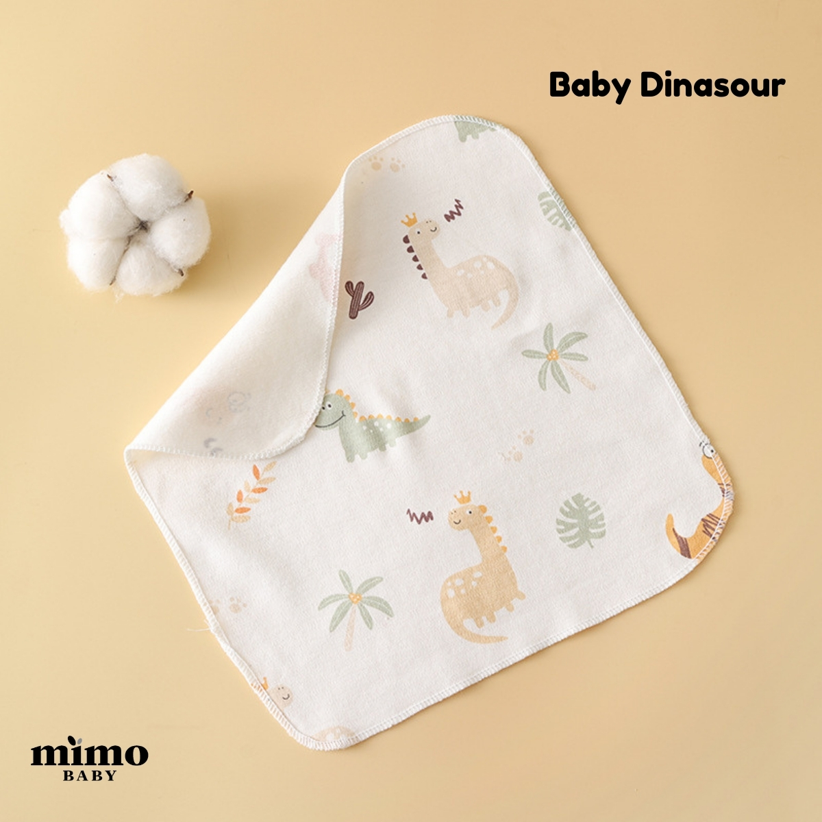 Mimo Baby Baby Handkerchief | 100% Cotton | Handkerchief bayi | Shopee ...