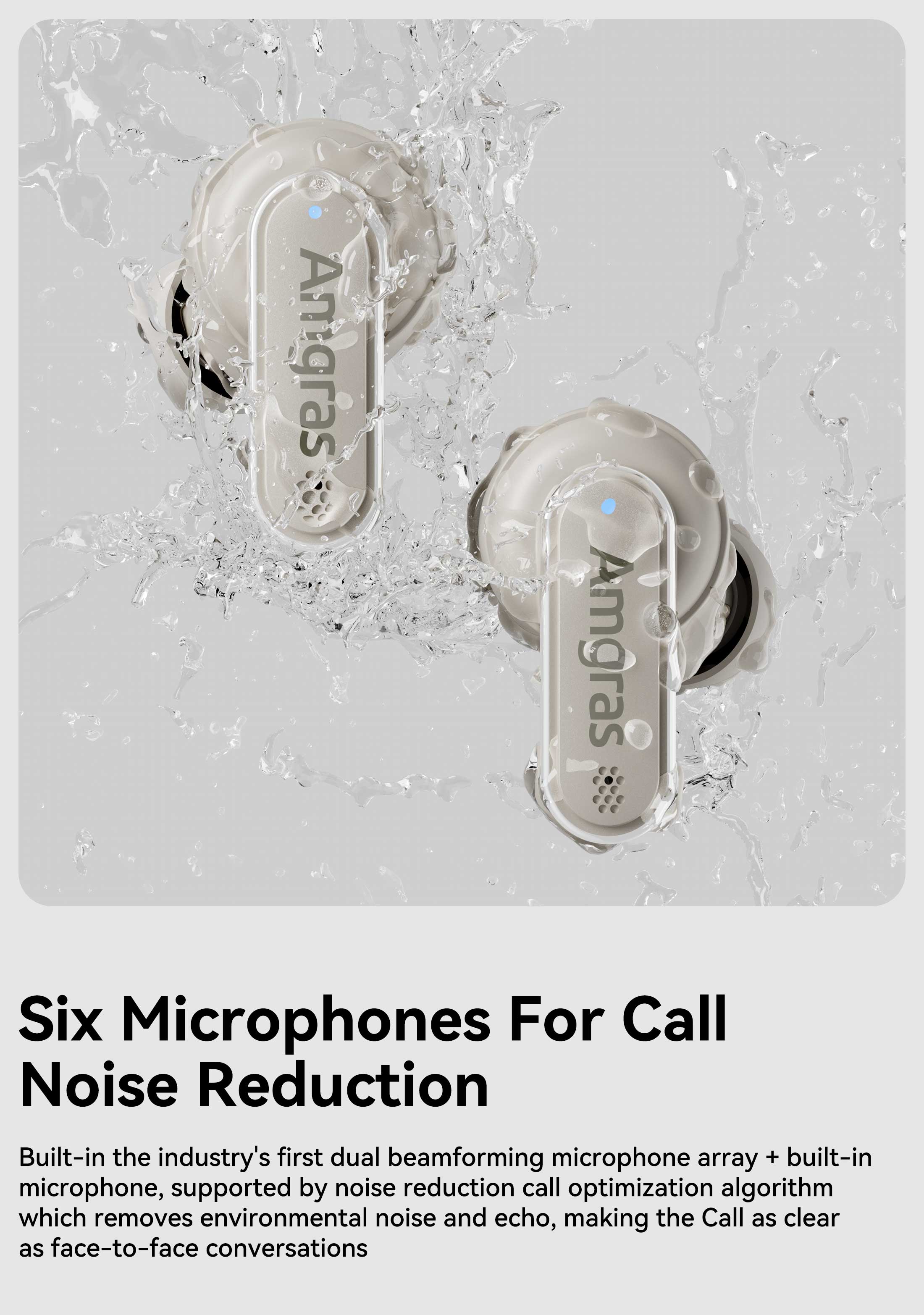 Amgras Eternity IV Ultra Smart ANC Noise Reduction Earphone | Shopee ...