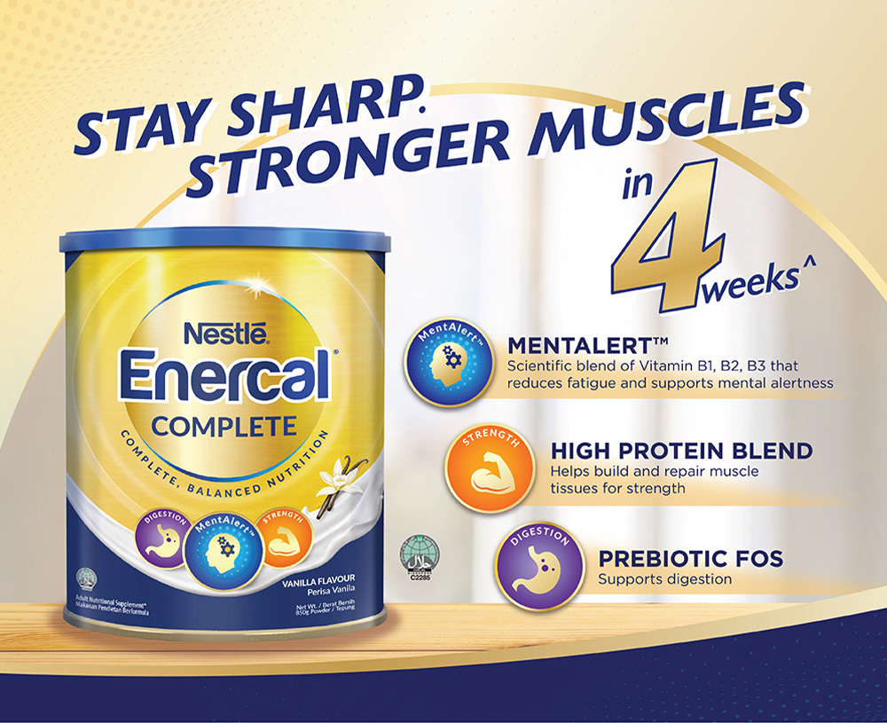 ENERCAL Complete Milk Formula Powder - Adult Complete Nutrition Powder ...