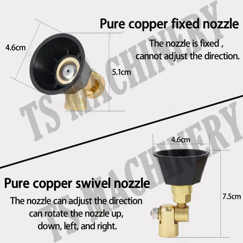 [𝐏𝐮𝐫𝐞 𝐂𝐨𝐩𝐩𝐞𝐫]Black Cyclone Agricultural Atomization Adjustable Swivel ...