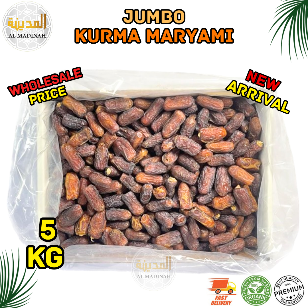 Maryami Jumbo Dates, Premium Maryami Jumbo Kurma (5kg ) | Shopee Malaysia