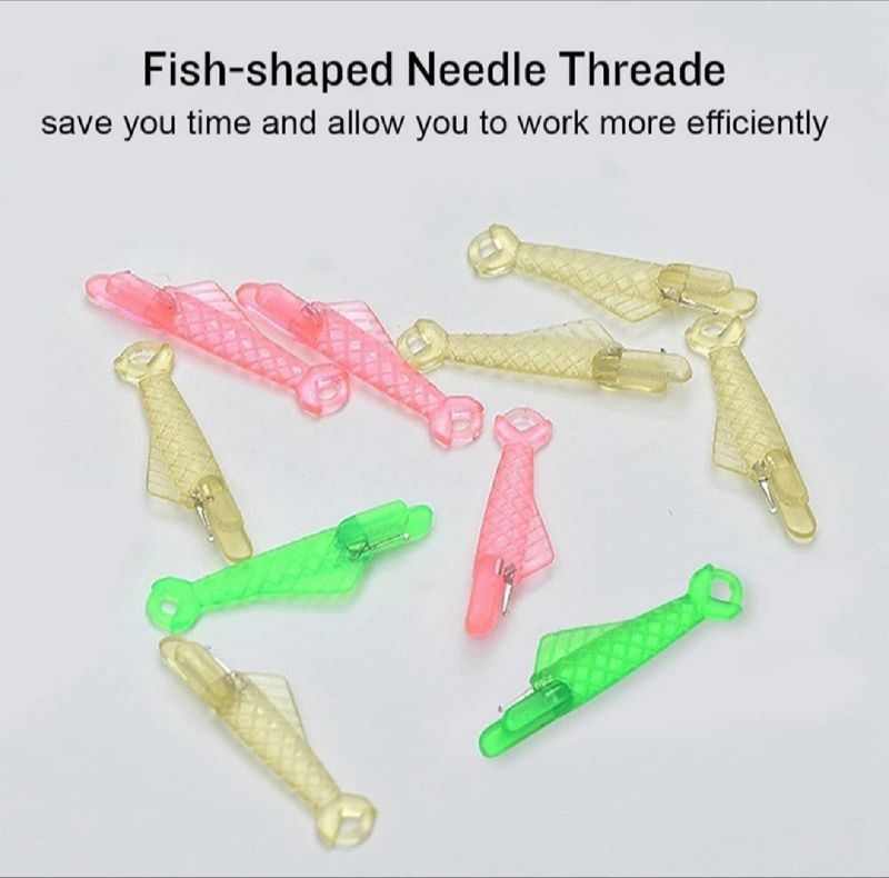 5 Pcs Mini Sewing Machine Needle Threader With Hook Plastic Stitch ...