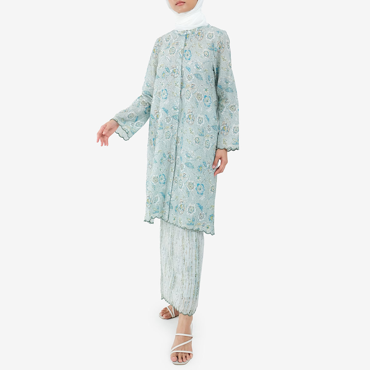 Poplook PREMIUM COTTON Pemandang Blouse & Skirt | Shopee Malaysia