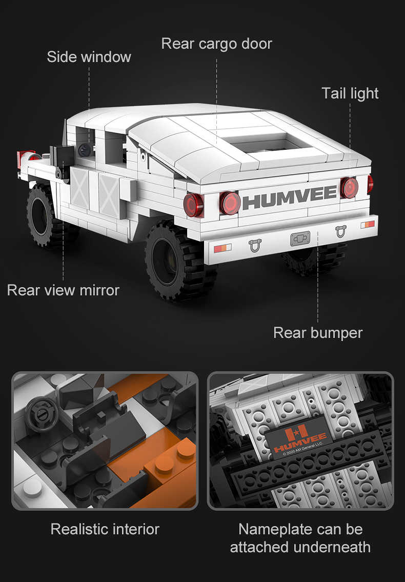 CaDA Humvee Mini 1:24 C55022W Block Toy Set (328 Pieces) | Shopee Malaysia