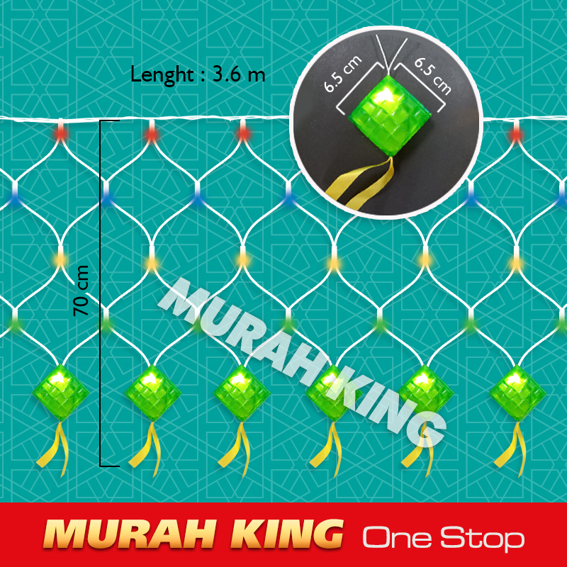 Lampu Raya Ketupat 2025 Jala Style Lampu / Lampu Hari Raya / Lampu ...