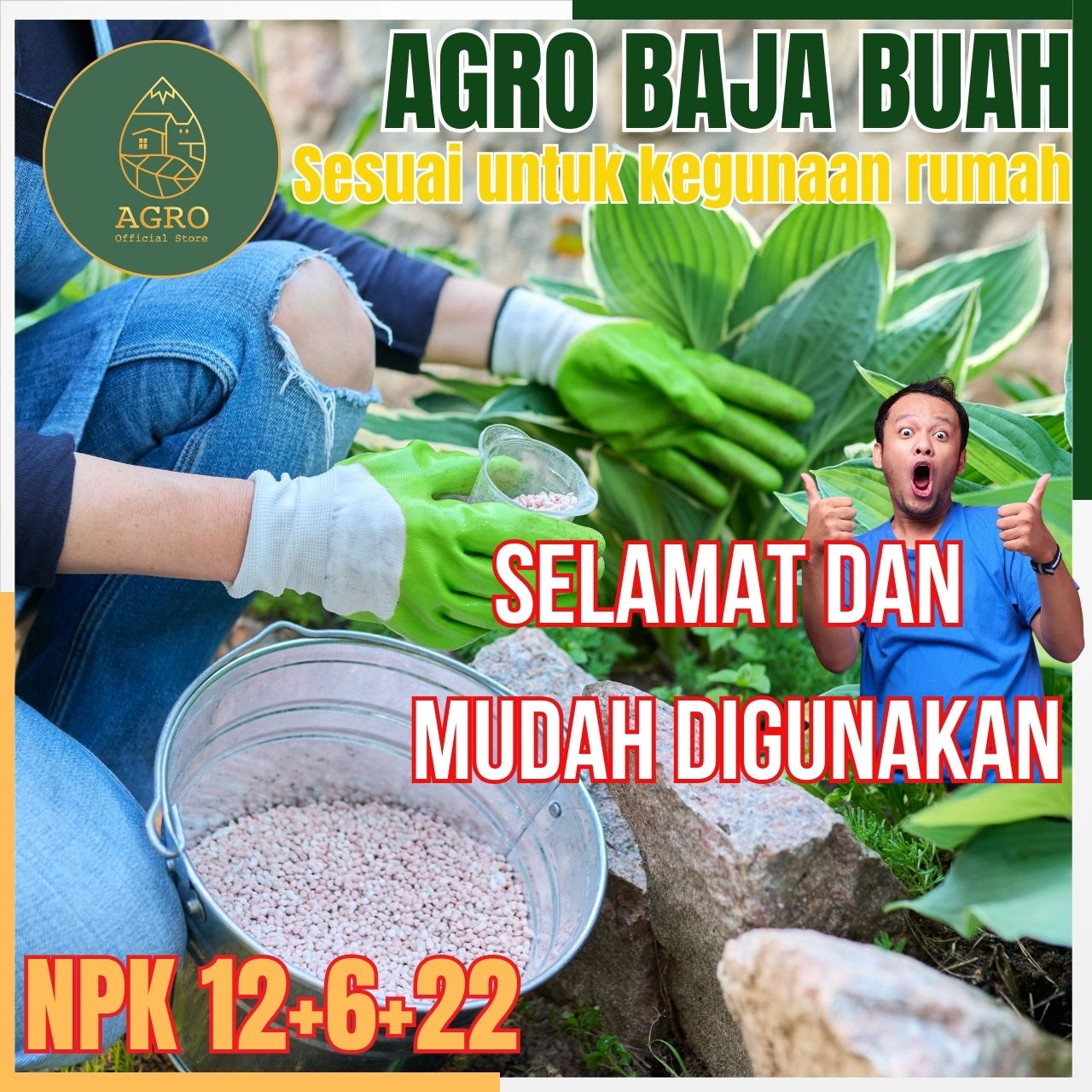 Baja NPK Green 12 6 22 Baja Kesuburan,Pembesaran dan Pertumbuhan Baja ...