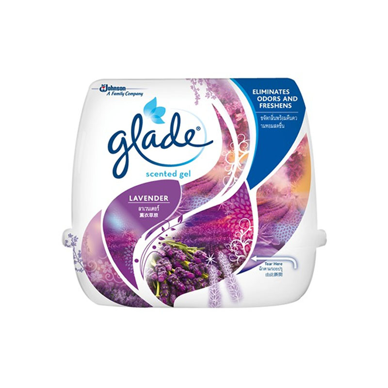 Glade Scents Gel 180g Fresh Lemon Frosty Snow Bamboo Forest White Tea ...