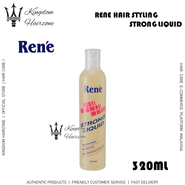 Rene Strong Liquid Hair Sculpting Lotion Gel (320ml) | Shopee Malaysia